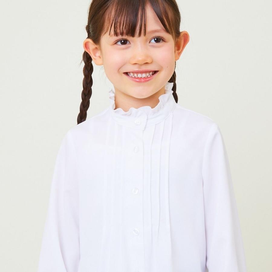 CHOPIN スタンドフリル襟ブラウス 110cm 120cm 130cm (2403-8364) CHOPINblue/ショパンブルー : APRIRE by CHOPIN Yahoo!店 ...