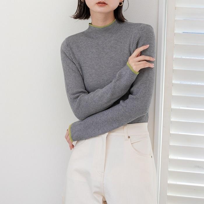 ZAMPA 配色ラインハイネックプルオーバー 型番29-0363 : bequadro - 通販 - Yahoo!ショッピング