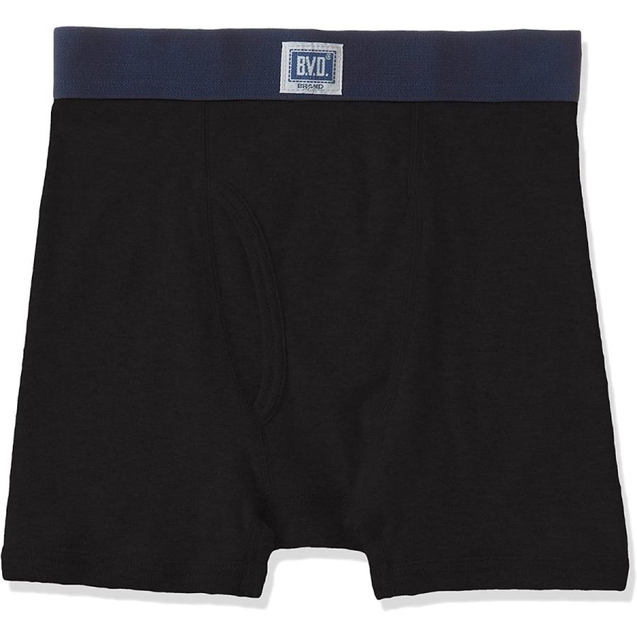 【B.V.D】 BVDジュニア 男児 ボクサーブリーフ ブラック・ブルー・グレー 子供 130・140・150・160 J390 : キッズ ...