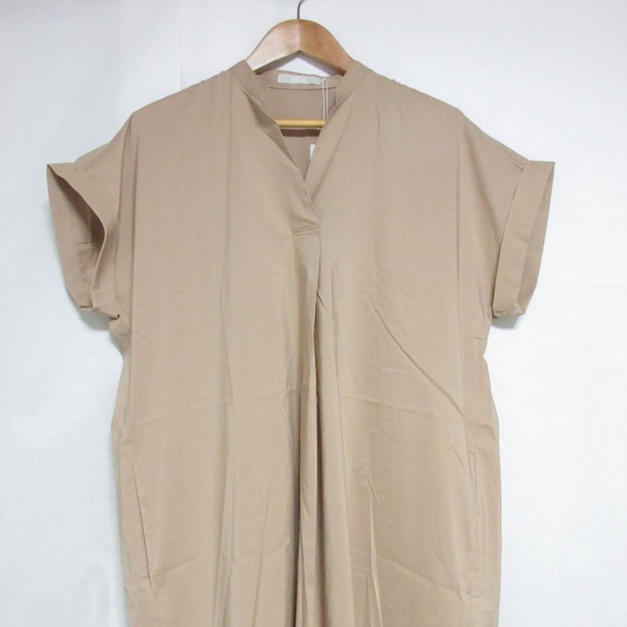 ICB 未使用 22SS icb アイシービー ストレッチ マキシ丈 半袖 スキッパー ワンピース 4 ベージュ レディース 古着 中古 : ブランド古着のリュクス - 通販 - Yahoo ...