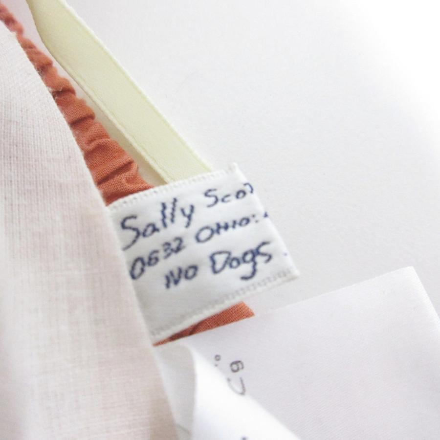 Sally Scott 美品 サリースコット コットンリネン 鳥 バードプリント ひざ丈 イージー フレアスカート 7号 オレンジ系 レディース 古着 中古 : ブランド古着のリュクス ...