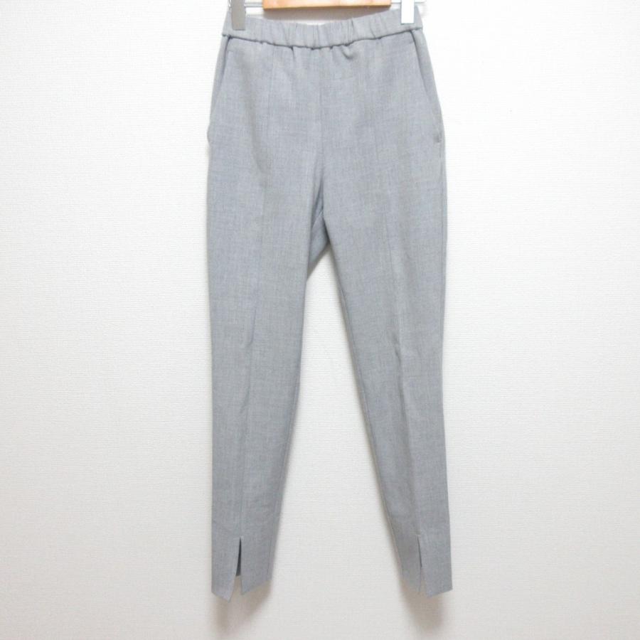 Yori 美品 24SS yori ヨリ ロングスリットレギパン イージースキニーパンツ YR22-24025SP サイズ36 ライトグレー レディース 古着 中古 : ブランド古着のリュクス ...