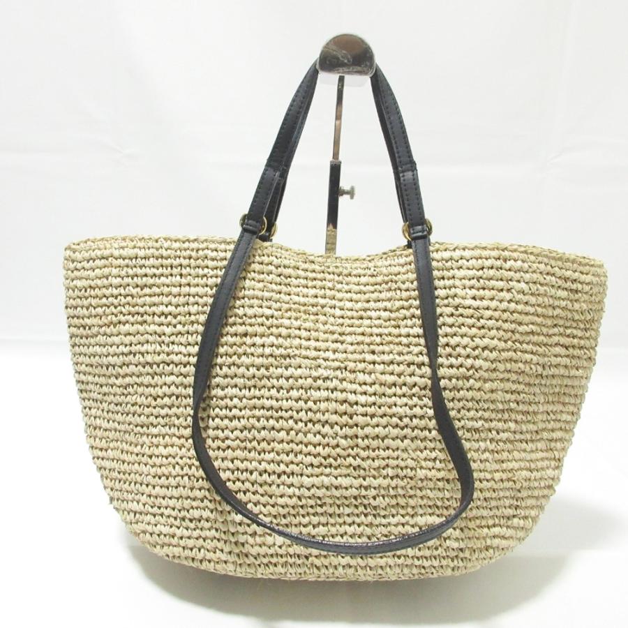 美品 VIOLAd'ORO ヴィオラドーロ SANDRO 2WAY ラフィア トートバッグ ハンドバッグ かごバッグ V-8481 ナチュラル×ブラック レディース 古着 中古 : ブランド ...