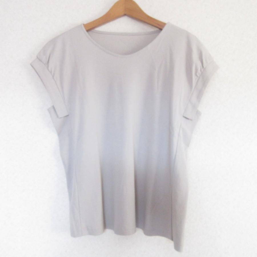 Leilian 美品 レリアン フレンチスリーブ ストレッチ カットソー サイズ9 グレージュ レディース 古着 中古 : ブランド古着のリュクス - 通販 - Yahoo!ショッピング