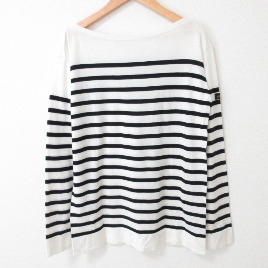 DRAWER 良品 Drawer ドゥロワー ボーダー バスクシャツ ニットカットソー 6513-106-0311 サイズ1 ブラック ホワイト レディース 古着 中古 : ブランド古着の ...