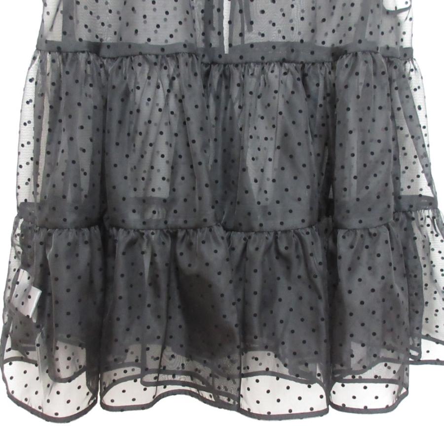 Yori 未使用 24SS yori ヨリ ドットフロッキーティアードジレ YR21-24050SM サイズF ブラック レディース 古着 中古 : ブランド古着のリュクス - 通販 ...