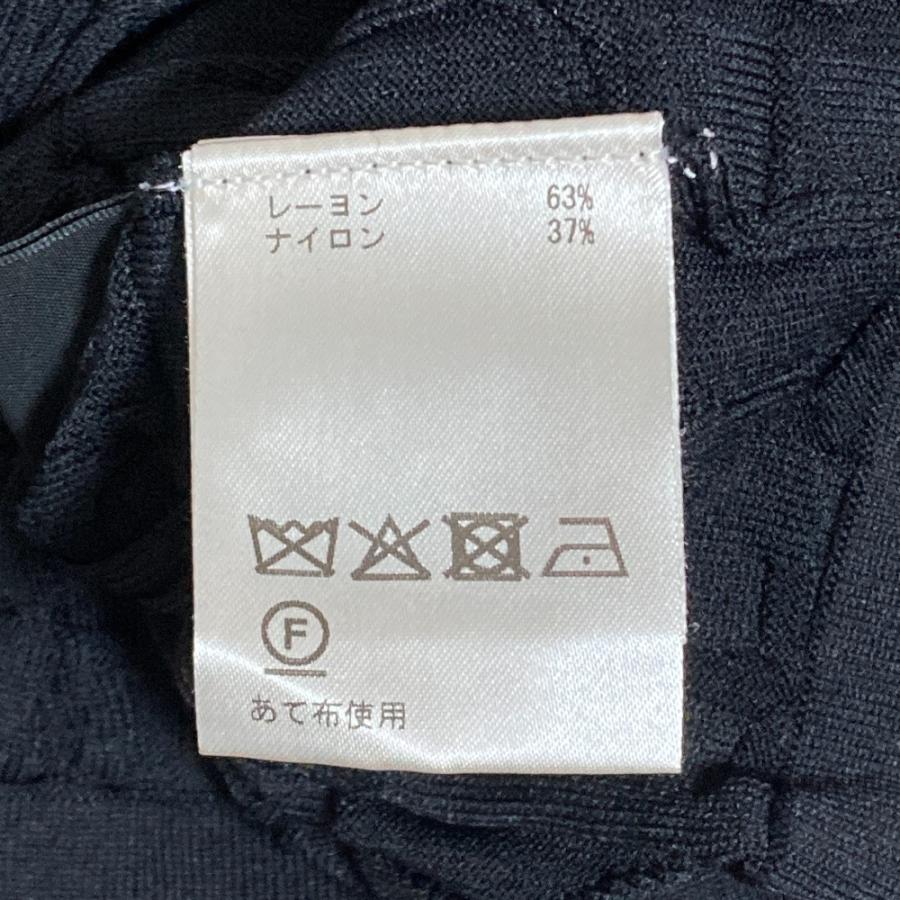 Diagram 美品 25SS ダイアグラム グレースコンチネンタル モノグラムニットカーディガン 0325153351 サイズ36 ブラック レディース 古着 中古 : ブランド古着の ...