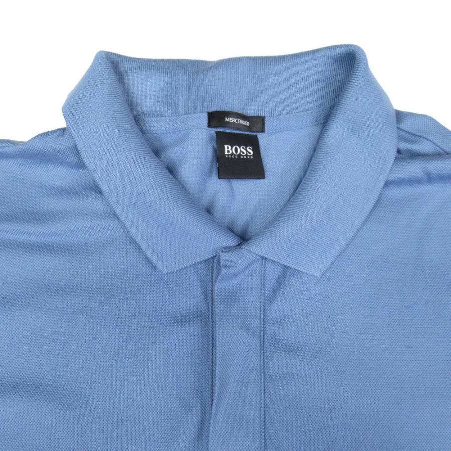 HUGO BOSS（ヒューゴ・ボス） 美品 HUGO BOSS MERCERISED ポロシャツ 鹿の子 半袖 プルオーバー カットソー M ...