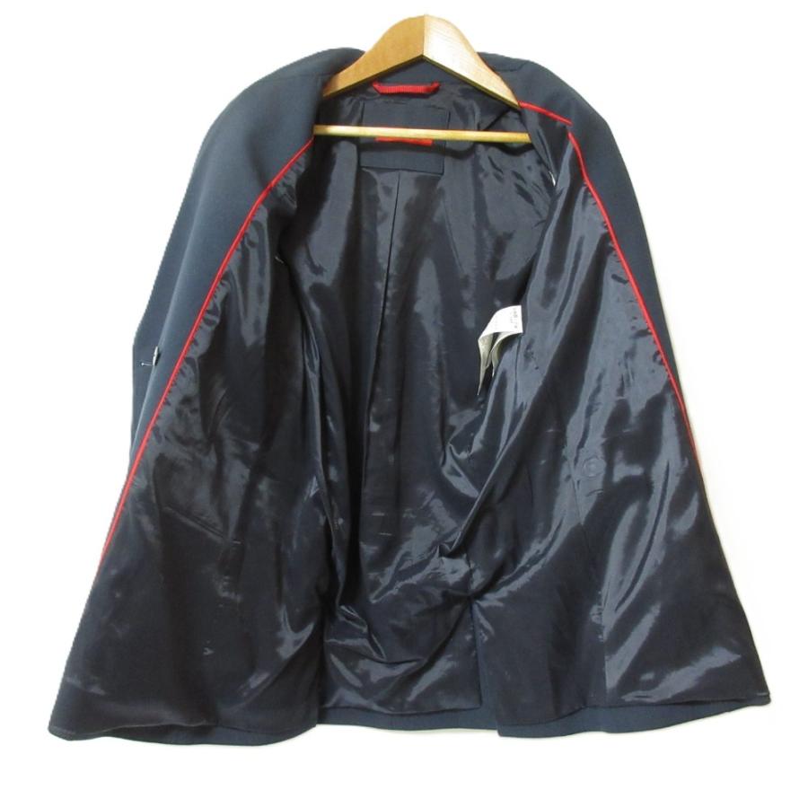 美品 23SS MAX&Co. マックスアンドコー ダブルブレスト ロゴボタン テーラードジャケット 70441323 サイズ38 ネイビー レディース 古着 中古 : ブランド古着のリュクス ...