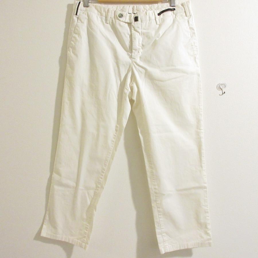PT01 美品 ピーティーゼロウーノ SLIM FIT コットン ストレッチ チノパンツ スラックス 50 ホワイト メンズ 古着 中古 : ブランド古着のリュクス - 通販 - Yahoo ...