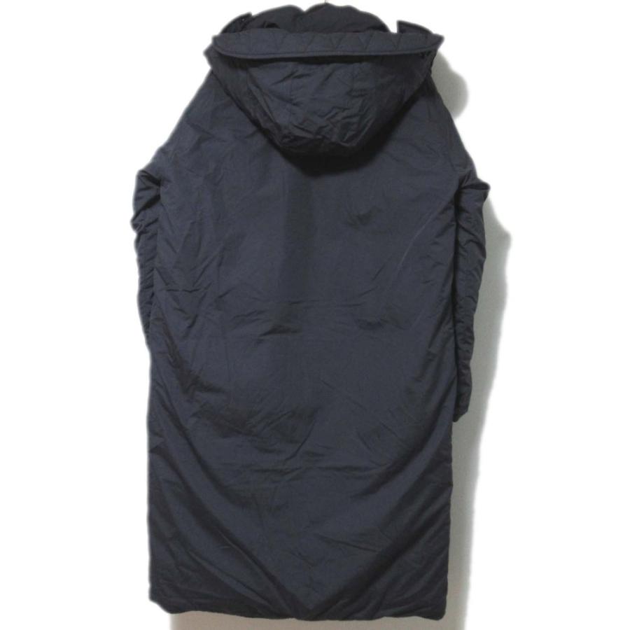 GIVENCHY 美品 ジバンシィ ジバンシー オーバーサイズ フーディー ナイロン パデッドコート ロングコート 48サイズ ダークネイビー メンズ 古着 中古 : ブランド古着のリュクス ...