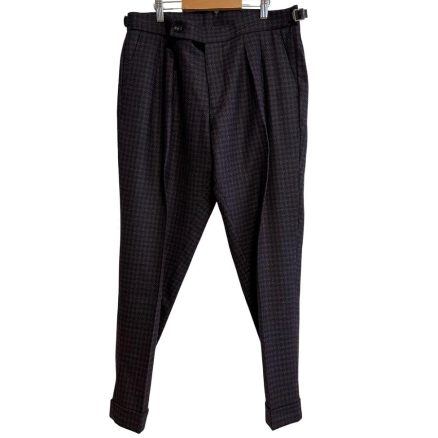 BERWICH 未使用 ベルウィッチ 千鳥格子柄 ジップフライ スラックスパンツ グルカパンツ 48 ネイビー系 メンズ 古着 中古 : ブランド古着のリュクス - 通販 - Yahoo!ショッピング
