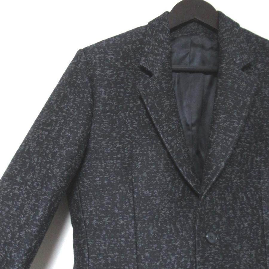 GIVENCHY 美品 ジバンシィ ジバンシー ジャガード ウール 2B シングル テーラードジャケット 46サイズ ブラック×グレー メンズ 古着 中古 : ブランド古着のリュクス - 通販 ...