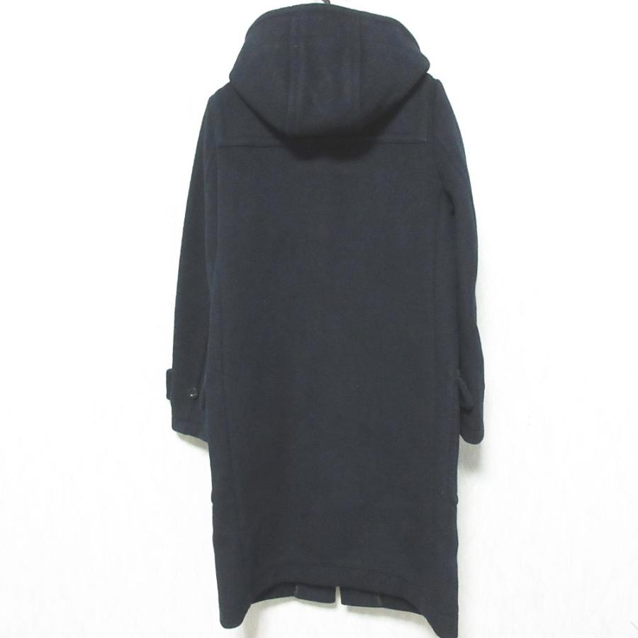 HYKE 良品 ハイク メルトン ロング ダッフルコート 152-17031 1 ネイビー レディース 古着 中古 : ブランド古着のリュクス - 通販 - Yahoo!ショッピング