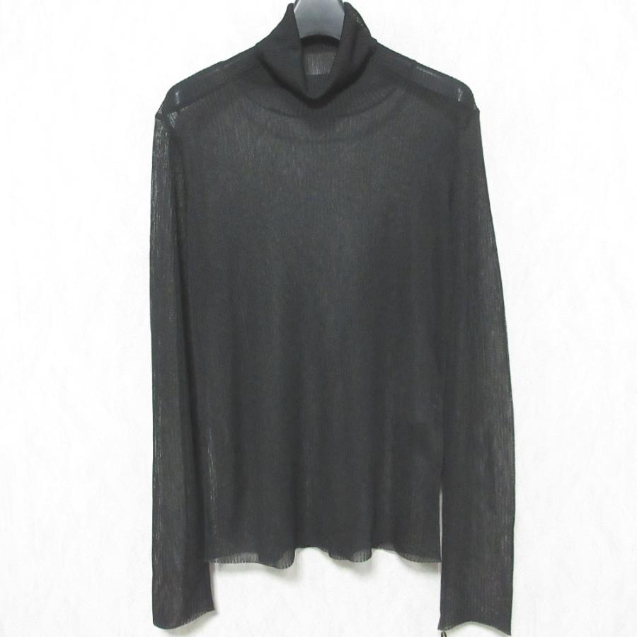 Diagram 未使用 24AW ダイアグラム グレースコンチネンタル シアーリブタートルトップ ニットカットソー 0324343327 36 ブラック レディース 古着 中古 : ブランド ...