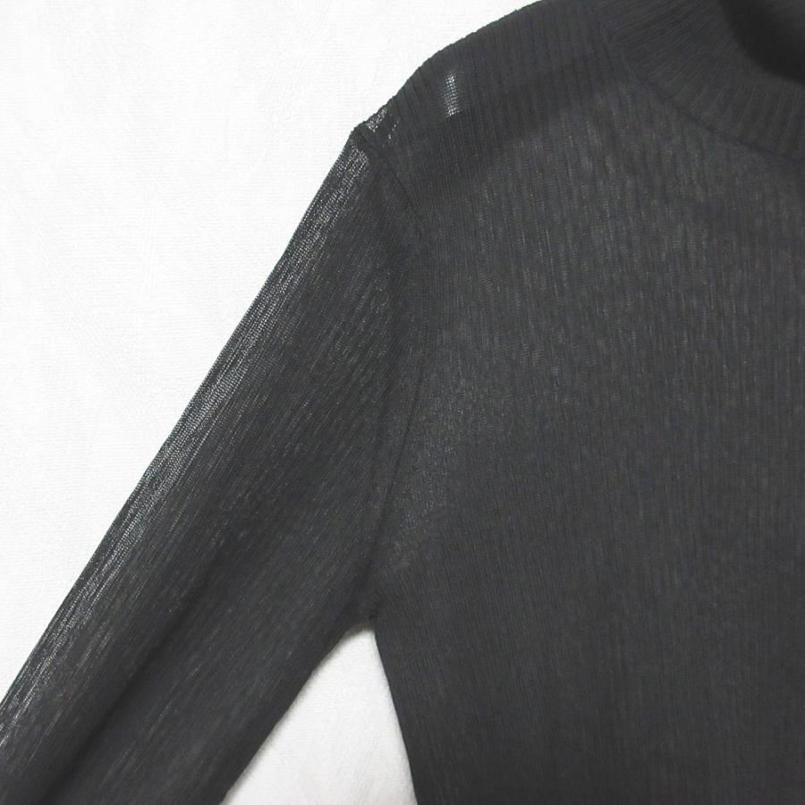 Diagram 未使用 24AW ダイアグラム グレースコンチネンタル シアーリブタートルトップ ニットカットソー 0324343327 36 ブラック レディース 古着 中古 : ブランド ...