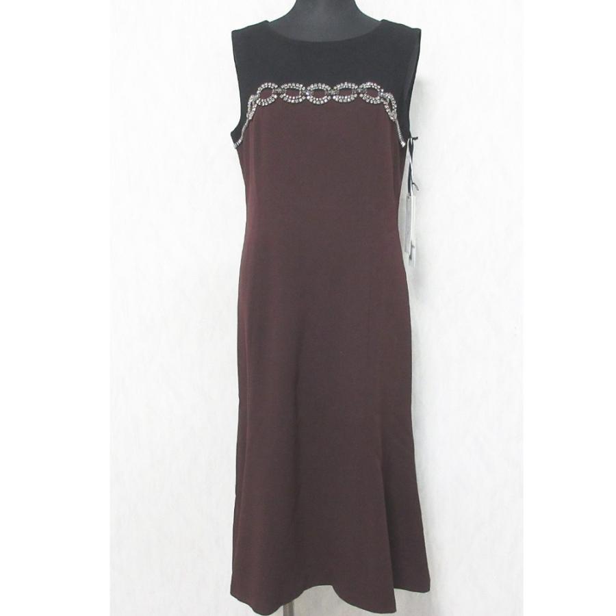 GRACE CLASS 未使用 23AW Grace Class グレースクラス グレースコンチネンタル チェーンビジュードレス ワンピース 0223435106 38 ブラウン レディース ...