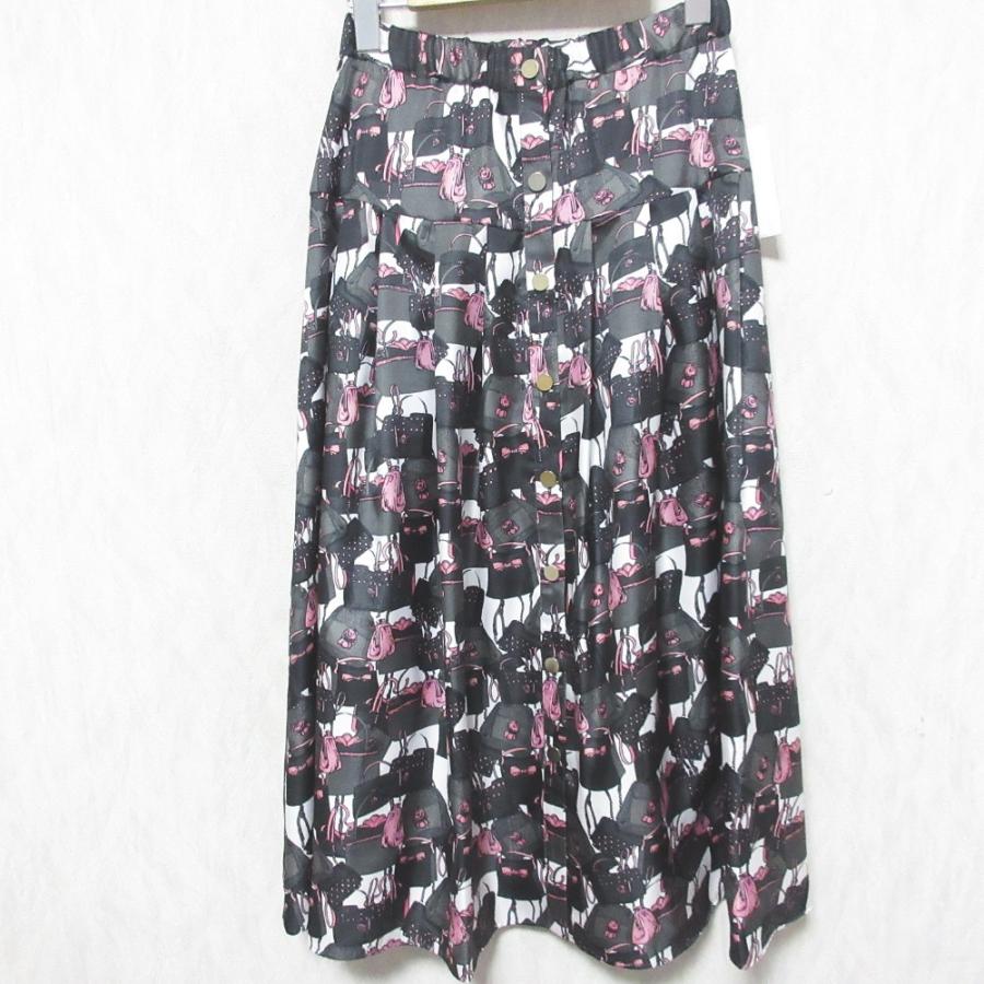 GRACE CLASS 未使用 24AW Grace Class グレースクラス グレースコンチネンタル ロング バッグモチーフプリーツスカート 0224321128 38 ピンク レディース ...