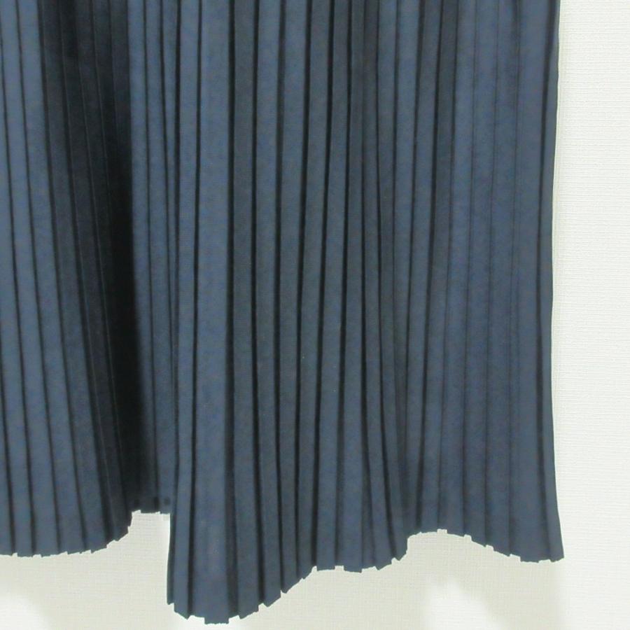 ICB 美品 23AW iCB アイシービー 長袖 ニット プリーツ ロングワンピース S ネイビー レディース 古着 中古 : ブランド古着のリュクス - 通販 - Yahoo!ショッピング