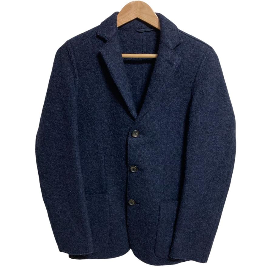ASPESI 美品 アスペジ プードルニット 3B シングル テーラードジャケット XSサイズ ネイビー メンズ 古着 中古 : ブランド古着のリュクス - 通販 - Yahoo!ショッピング