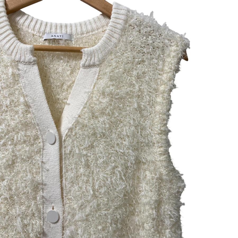 ANAYI 美品 24AW アナイ ペーパーフェザーモールジレ ベスト サイズ38 オフホワイト レディース 古着 中古 : ブランド古着のリュクス - 通販 - Yahoo!ショッピング