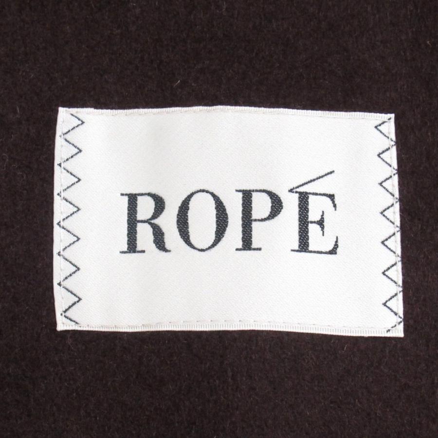 ROPE' 美品 ROPE ロペ カシミヤ混 ベルテッド コート ジャケット ブルゾン GGO-39000-B サイズ38 茶 ブラウン レディース 古着 中古 : ブランド古着のリュクス ...