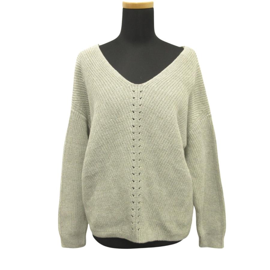 BAYFLOW 未使用 ベイフロー 2way リネン ニット プルオーバー セーター カットソー 長袖 Vネック F グレー レディース 古着 中古 : ブランド古着のリュクス - 通販 ...