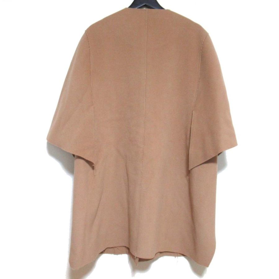ALBERTA FERRETTI（アルベルタフェレッティ） 美品 ノーカラー ポンチョコート サイズI38 ベージュ レディース 古着 中古 ...