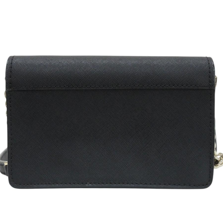 kate spade NEW YORK 美品 speade ケイトスペード サフィアーノレザー フラップ チェーンショルダーバッグ ポシェット ...