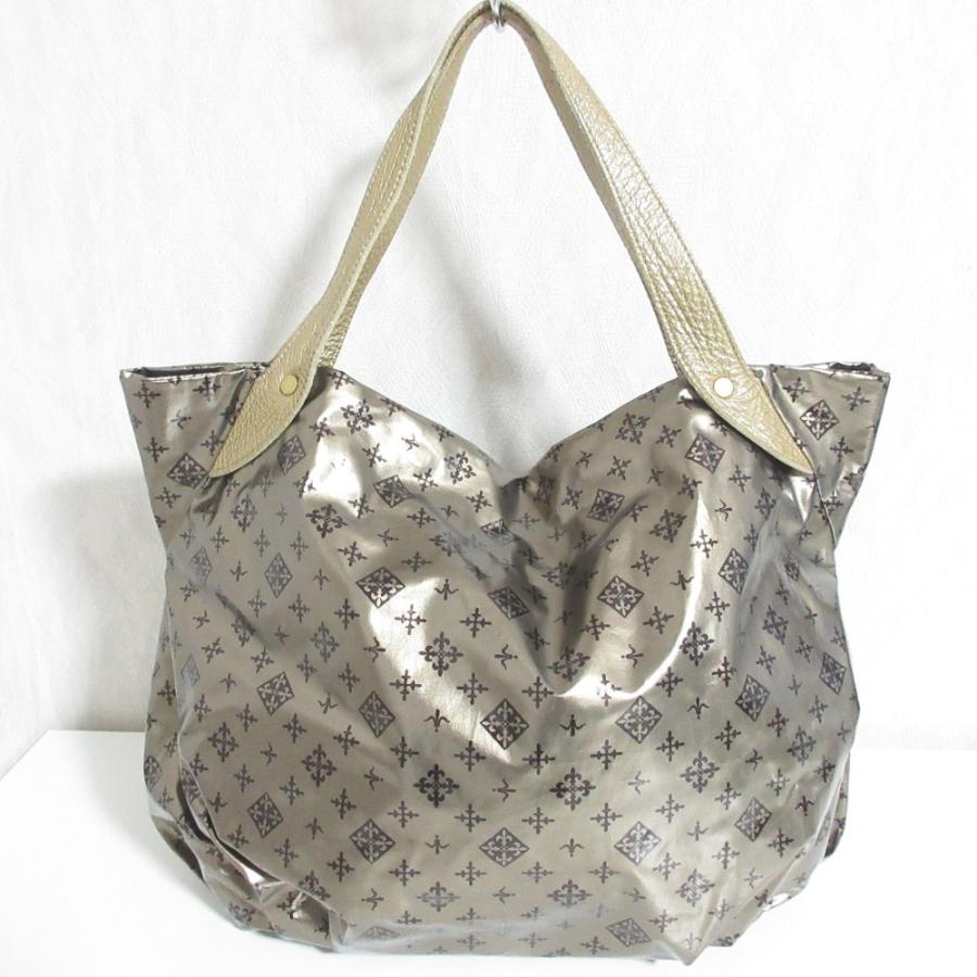 russet 美品 ラシット モノグラム PVC トートバッグ ブロンズ系 レディース 古着 中古 : ブランド古着のリュクス - 通販 - Yahoo!ショッピング