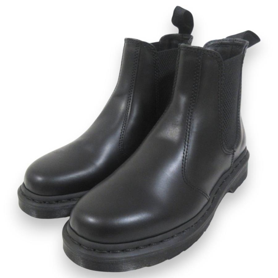 Dr.Martens 未使用 Dr. Martens ドクターマーチン 2976 MONO チェルシーブーツ サイドゴア ショートブーツ UK5 約24cm ブラック レディース 古着 中古 ...