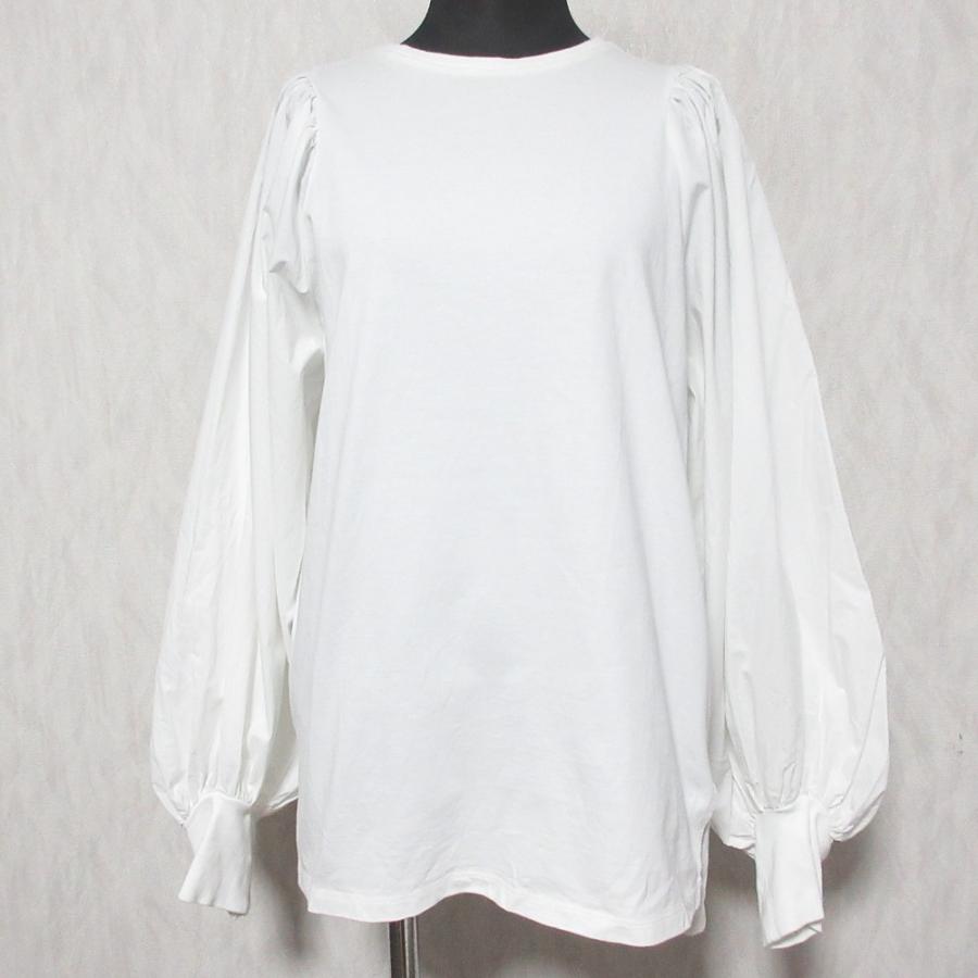 Yori 良品 yori ヨリ ボリュームパフスリーブカットソー 長袖 プルオーバー YR2111-100AW F ホワイト レディース 古着 中古 : ブランド古着のリュクス - 通販 ...