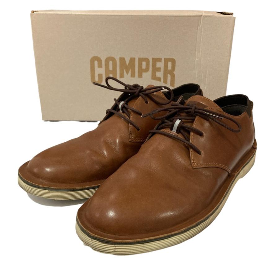CAMPER（シューズ） 良品 CAMPER カンペール Morrys レザー レースアップ ドレスシューズ EU42 27cm相当 ブラウン メンズ 古着 中古 : ブランド古着のリュクス ...