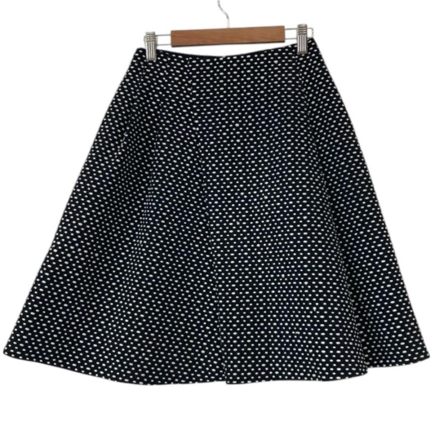 Rene 良品 Ren〓 ルネ TISSUE社製 ドット刺繍 スカート サイズ34 ブラック ホワイト レディース 古着 中古 : ブランド古着のリュクス - 通販 - Yahoo!ショッピング