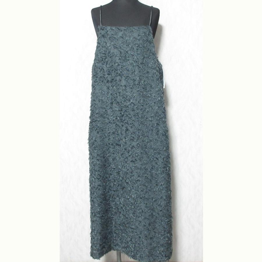 未使用 BEAUTY&YOUTH UNITED ARROWS ビューティーアンドユース フリンジ キャミワンピース 1626-199-4373 サイズM ダークグリーン レディース 古着 中古 ...