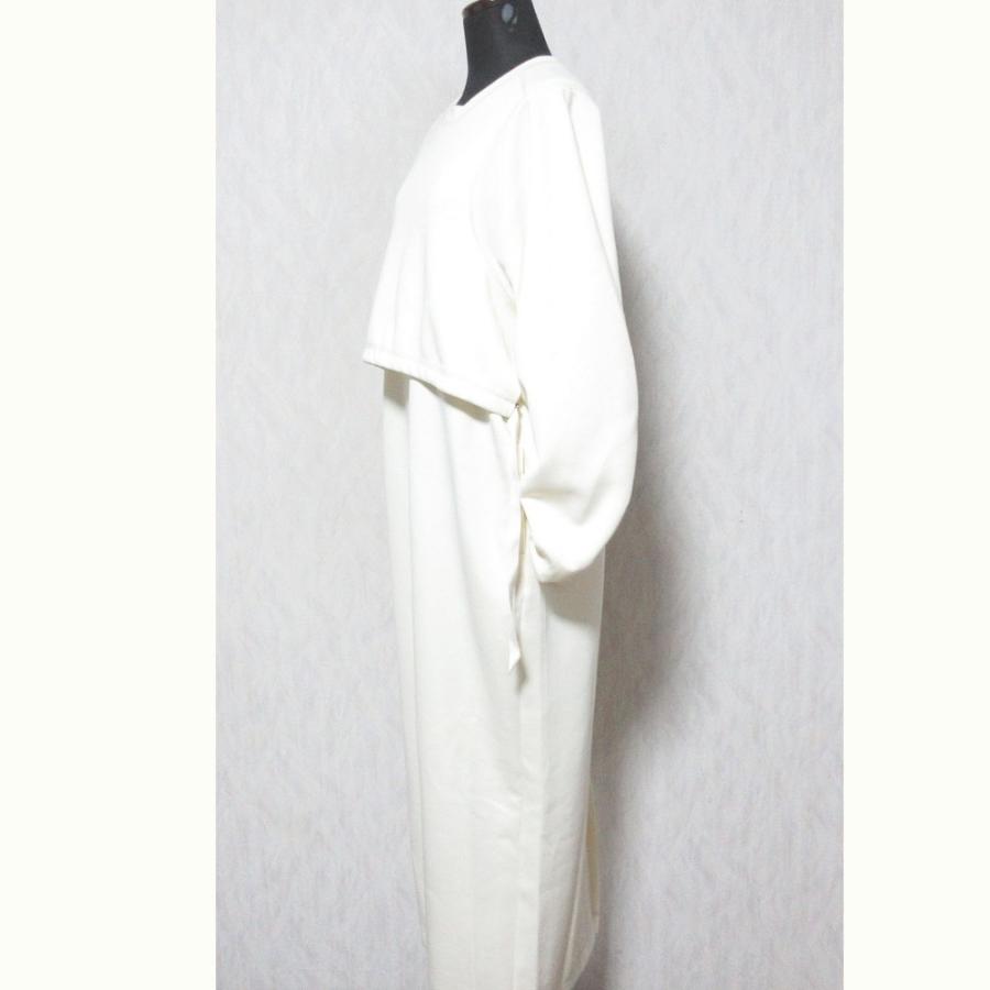 ADAM ET ROPE'（アダムエロペ） 美品 ADAM ET ROPE ギャザージャージワンピース GAE-04110-A サイズF ...