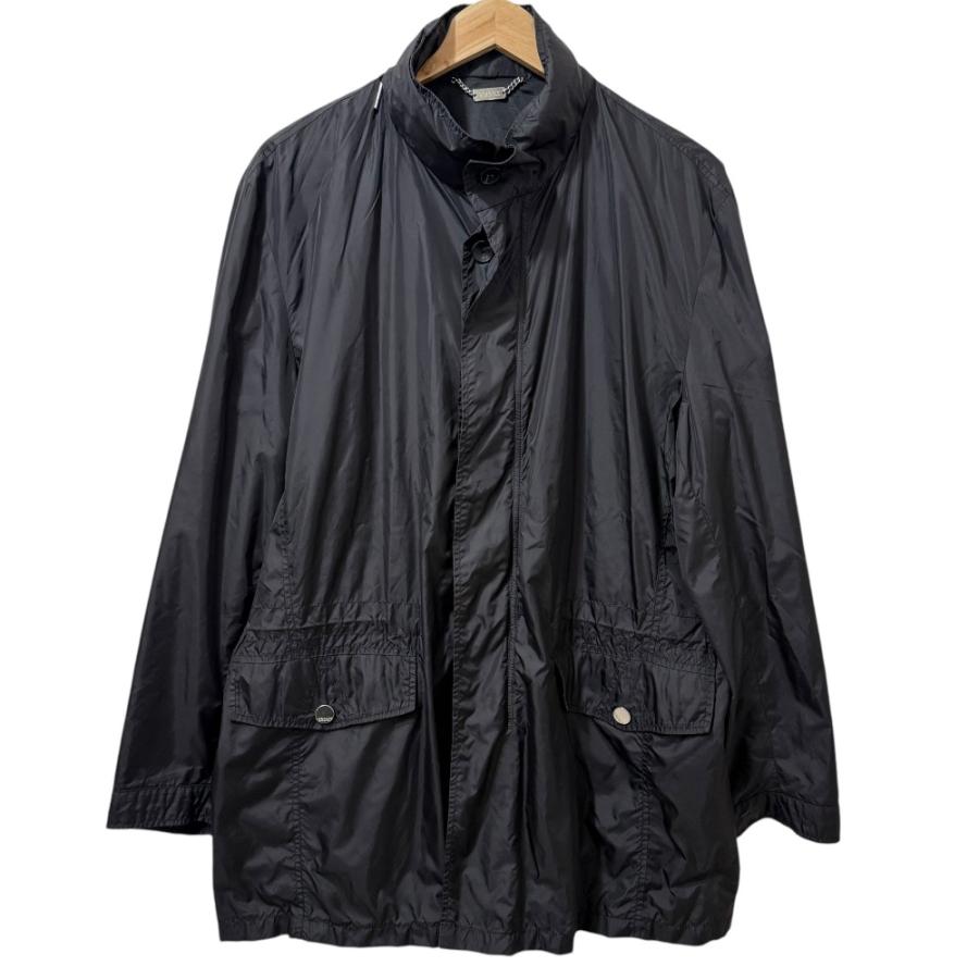 VERSACE 美品 ヴェルサーチ スタンドカラー ナイロンジャケット 52 ブラック メンズ 古着 中古 : ブランド古着のリュクス - 通販 - Yahoo!ショッピング