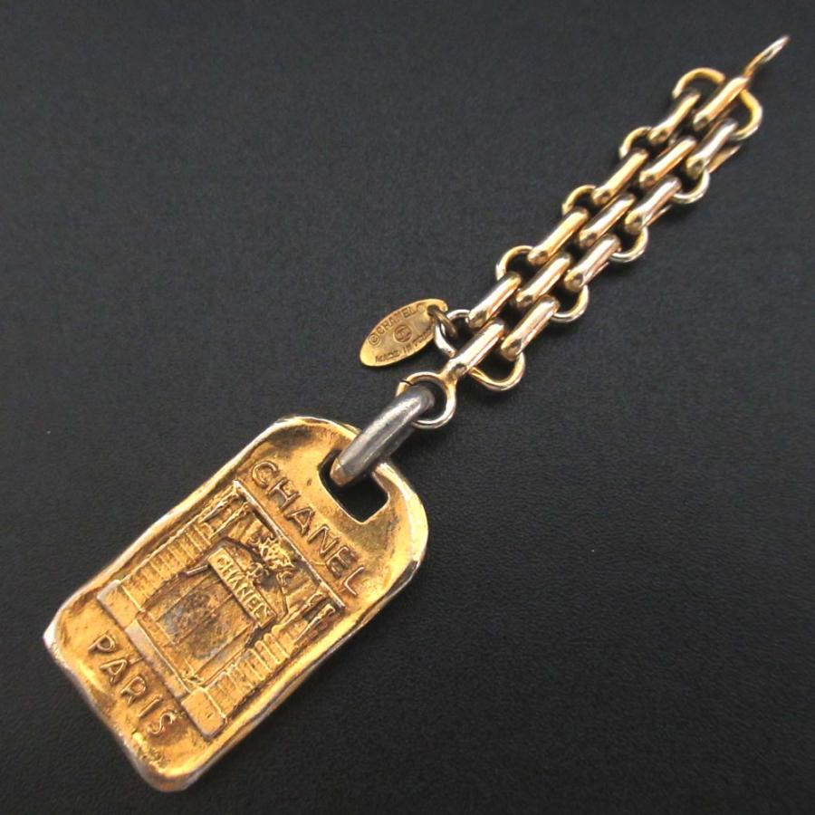 CHANEL ジャンク品 シャネル ヴィンテージ プレート キーホルダー GP ゴールドカラー レディース 古着 中古 : ブランド古着のリュクス - 通販 - Yahoo!ショッピング