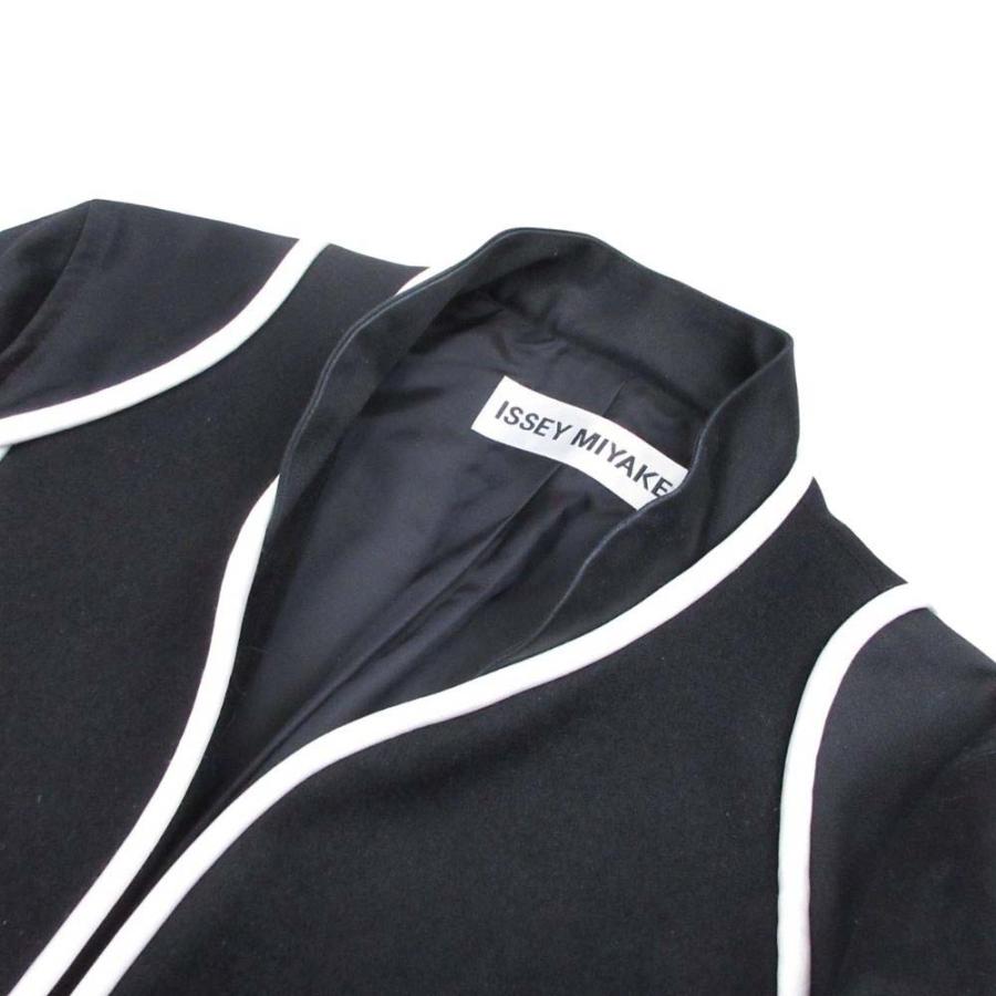 ISSEY MIYAKE（イッセイミヤケ） 良品 10AW ISSEY MIYAKE スタンドカラー ジャケット ブレザー アウター 切替 2 ...