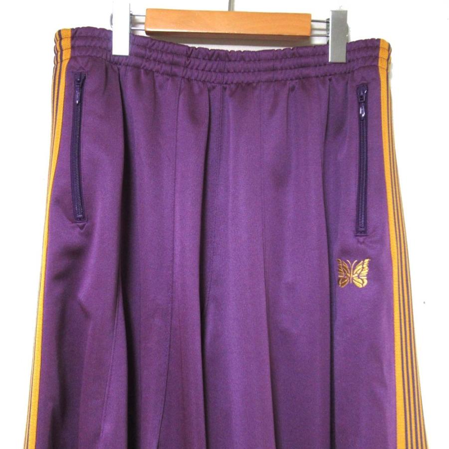 Needles 美品 25SS ニードルス H.D. TRACK PANT イージーウエスト トラックパンツ ジャージパンツ QV311 Mサイズ パープル メンズ 古着 中古 : ブランド ...