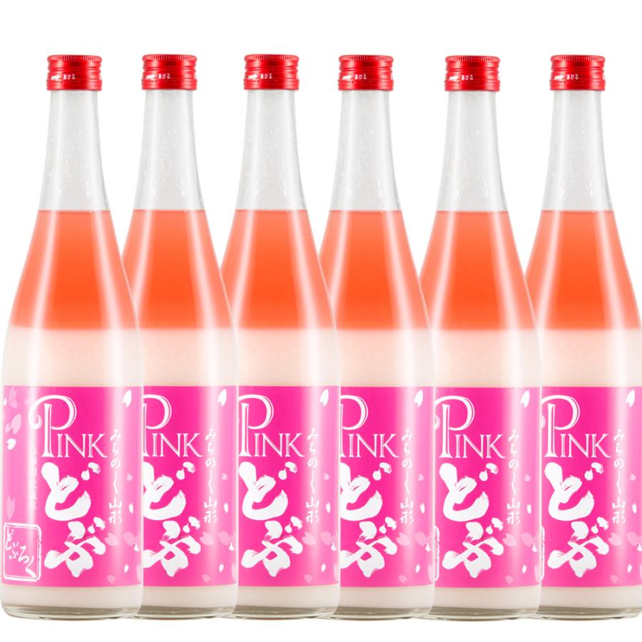 【6本セット】酒田醗酵 みちのく山形 ピンク Pinkdobu 720ml : 山形の地酒専門店 木川屋 Yahoo!店 - 通販 - Yahoo!ショッピング