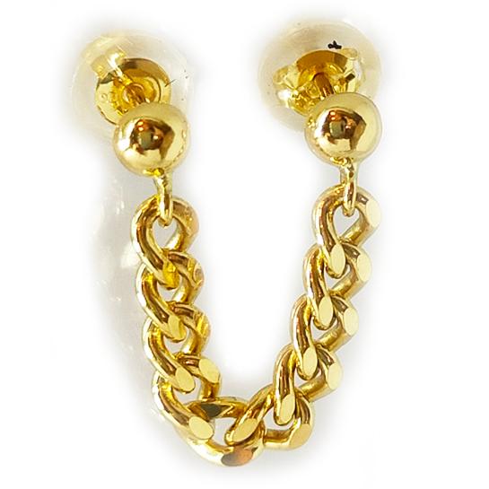 人気爆発キヘイ！片耳2ホール用ツインピアス★18金イエローゴールド K18YG 喜平（きへい）チェーン ちょっと太めの 幅2.9ミリ 新登場！ : 貴宝堂 - 通販 - Yahoo!ショッピング