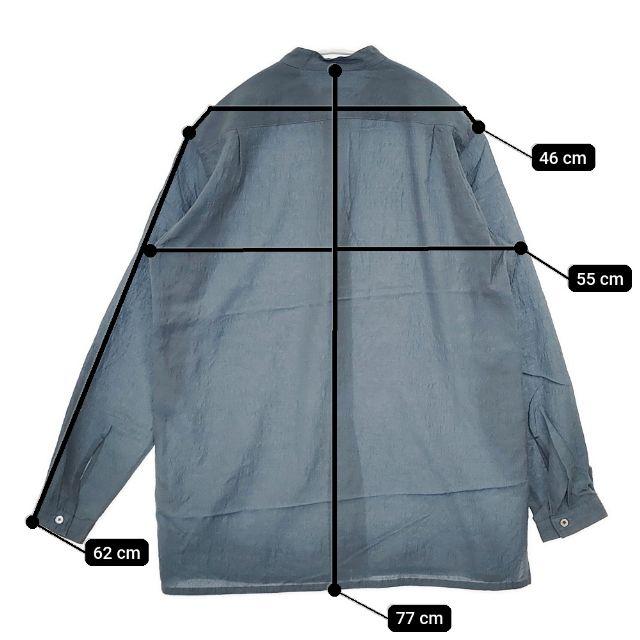 AQUELLOS OJOS VERDES bishu バンドカラーシャツ aov-42f-sc12-5