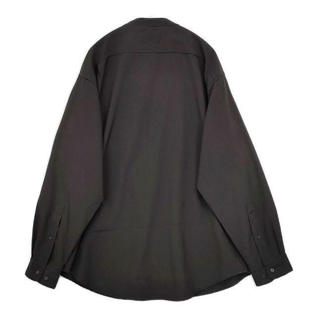 marka バンドカラー スキッパー M23B-01Sh01C ウール 長袖シャツ 23AW ブラック マーカ 5-1027T 100560 ...