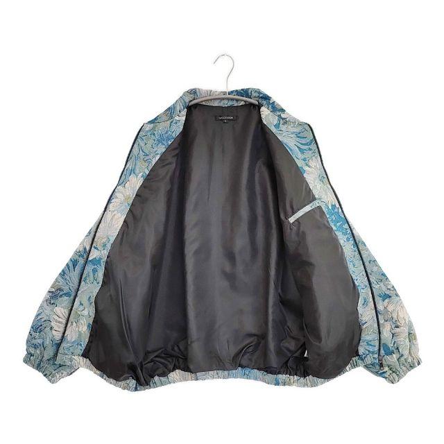 Suggestion ゴブラン織り 花柄 ジャケット ブルゾン ブルー サジェッション 5-1228M 100865 : ブランド古着の専門店 ...