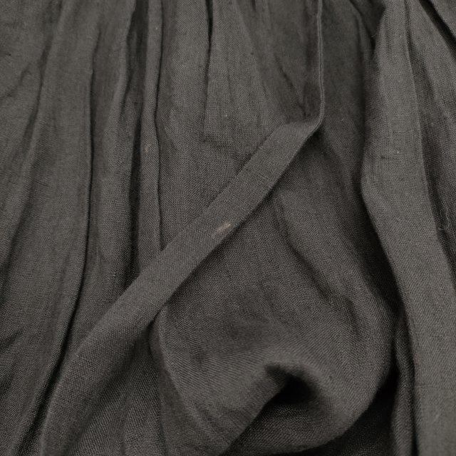 TOUJOURS（トゥジュー） リネンシルクサスペンダー付きギャザー