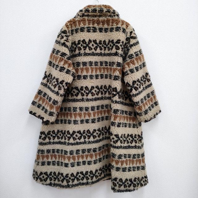 77circa Ray BEAMS別注 ボアコート リバーシブル 定価52800円 コート ブラック ベージュ ナナナナサーカ/レイビームス ...