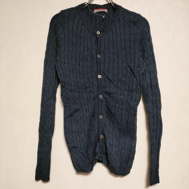 umii 908/45R/45rpm 藍染 インディゴ染めカーディガン 2 ニット ネイビー ウミフォーティーファイブアールピーエム 3-0517M 215273 :215273:ブランド古着 ...