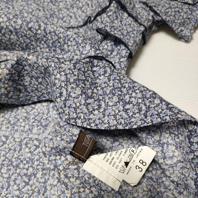 La TOTALITE コットン 半袖 リバティ Liberty ブラウス シャツ ブルー ラトータリテ 4-0722S 225192 ...