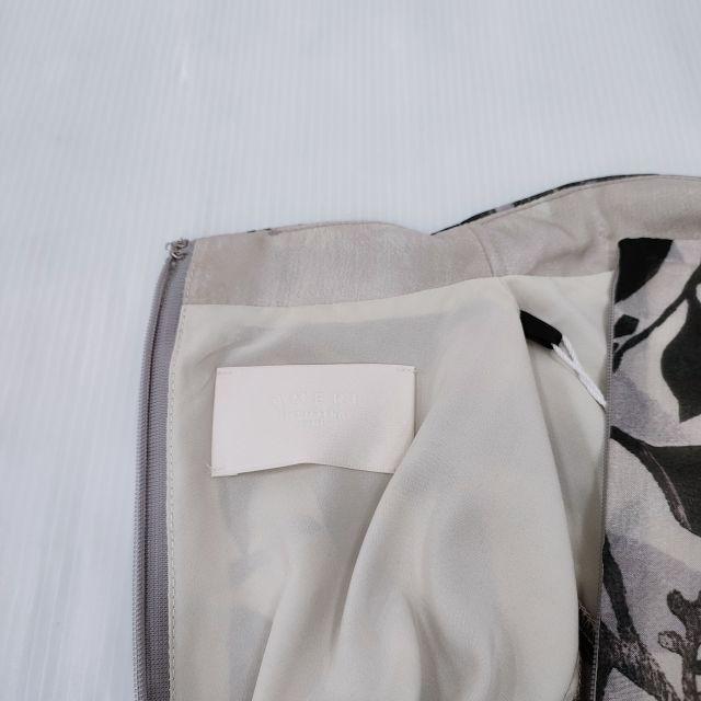 AMERI 新品 MEDI ROLLER ART CHIFFON DRESS 02210560600 定価24200円 サイズS ワンピース べージュ ブラック アメリ 4-0406M ...